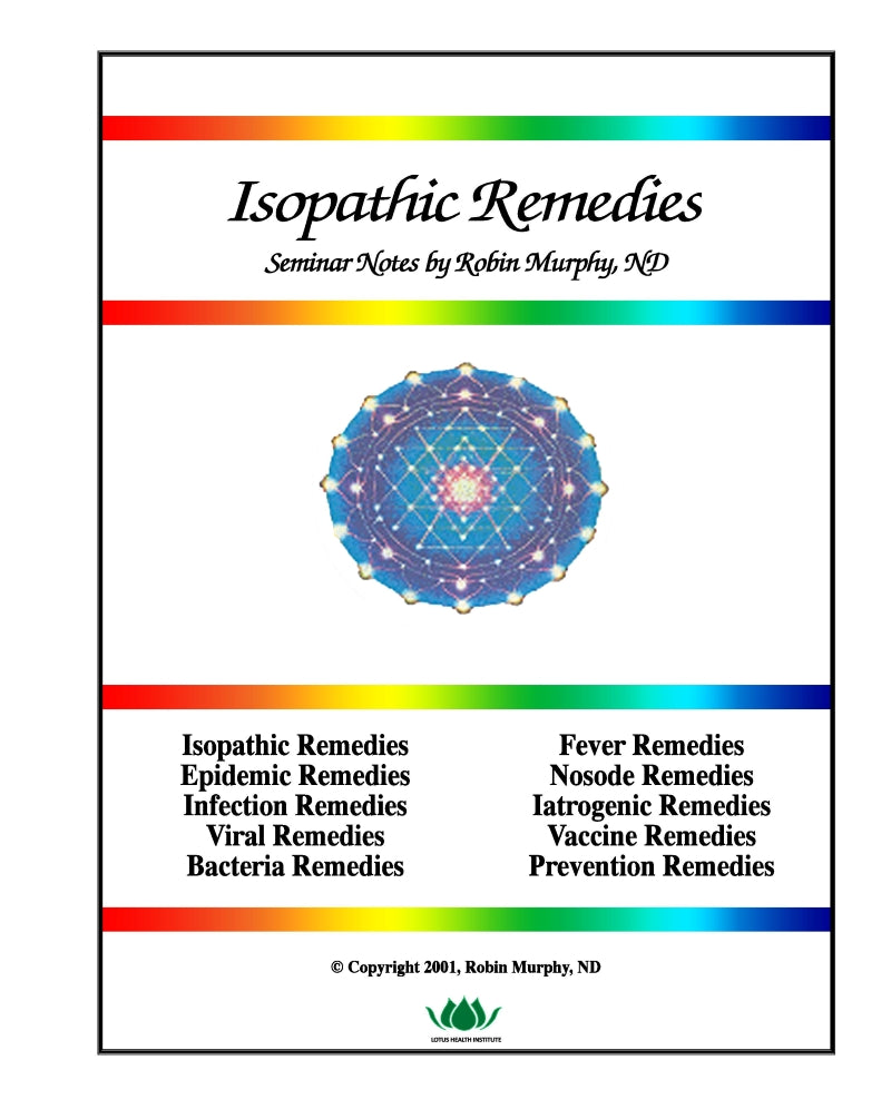 Isopathic Remedies Workbook – Lotus Wellness Cottage